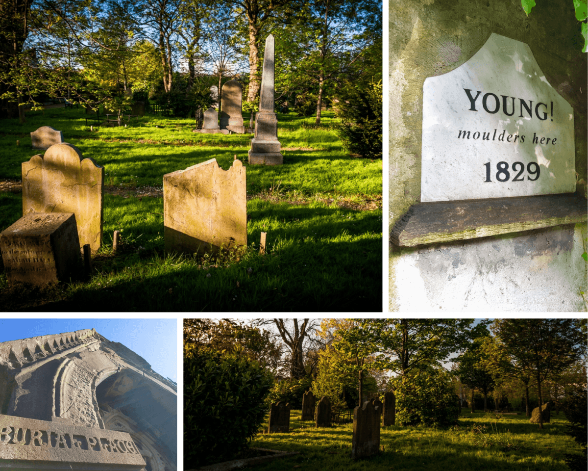 From the Archives: The New Burying Ground (today Clifton Street ...